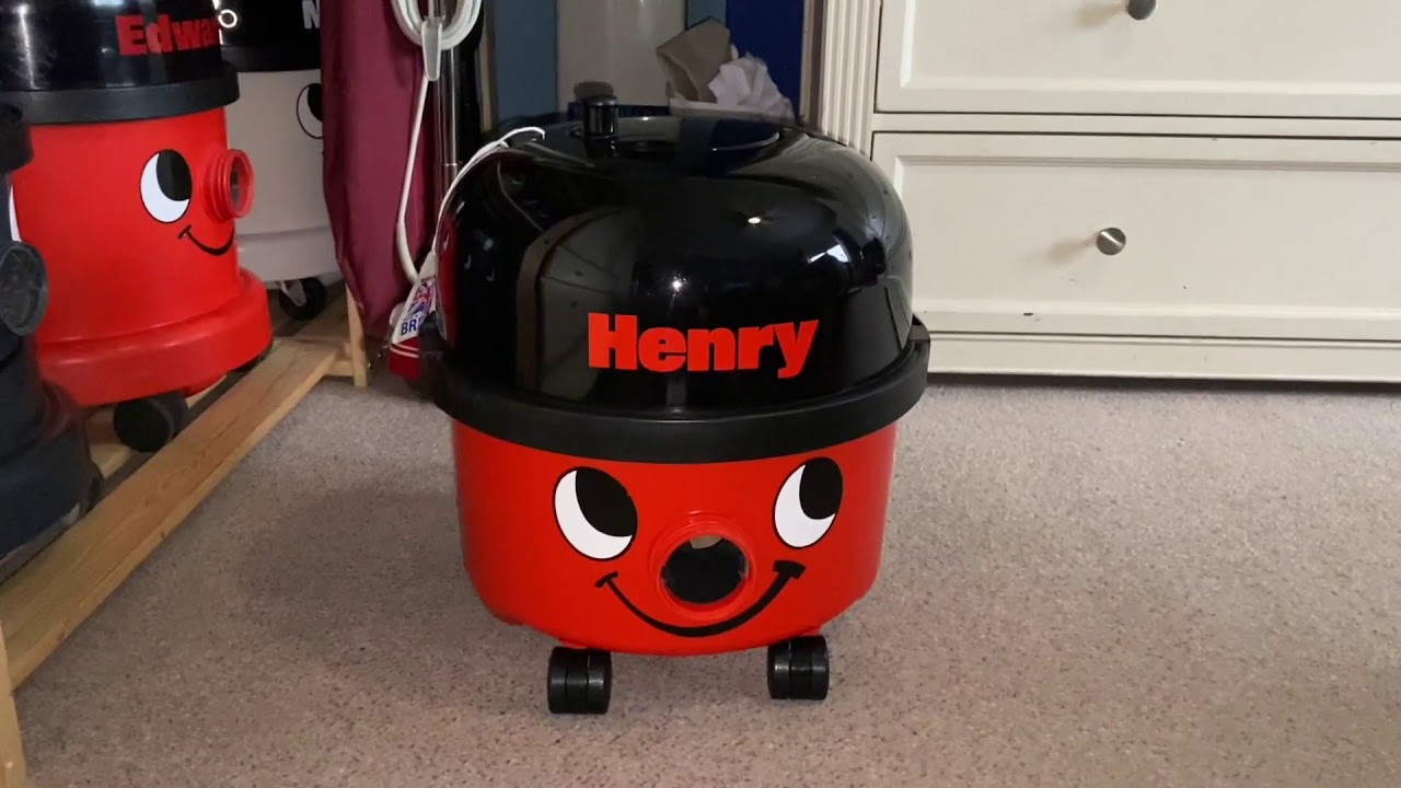 Vintage 1993 Numatic henry hvr200 vacuum LIKE NEW! - YouTube
