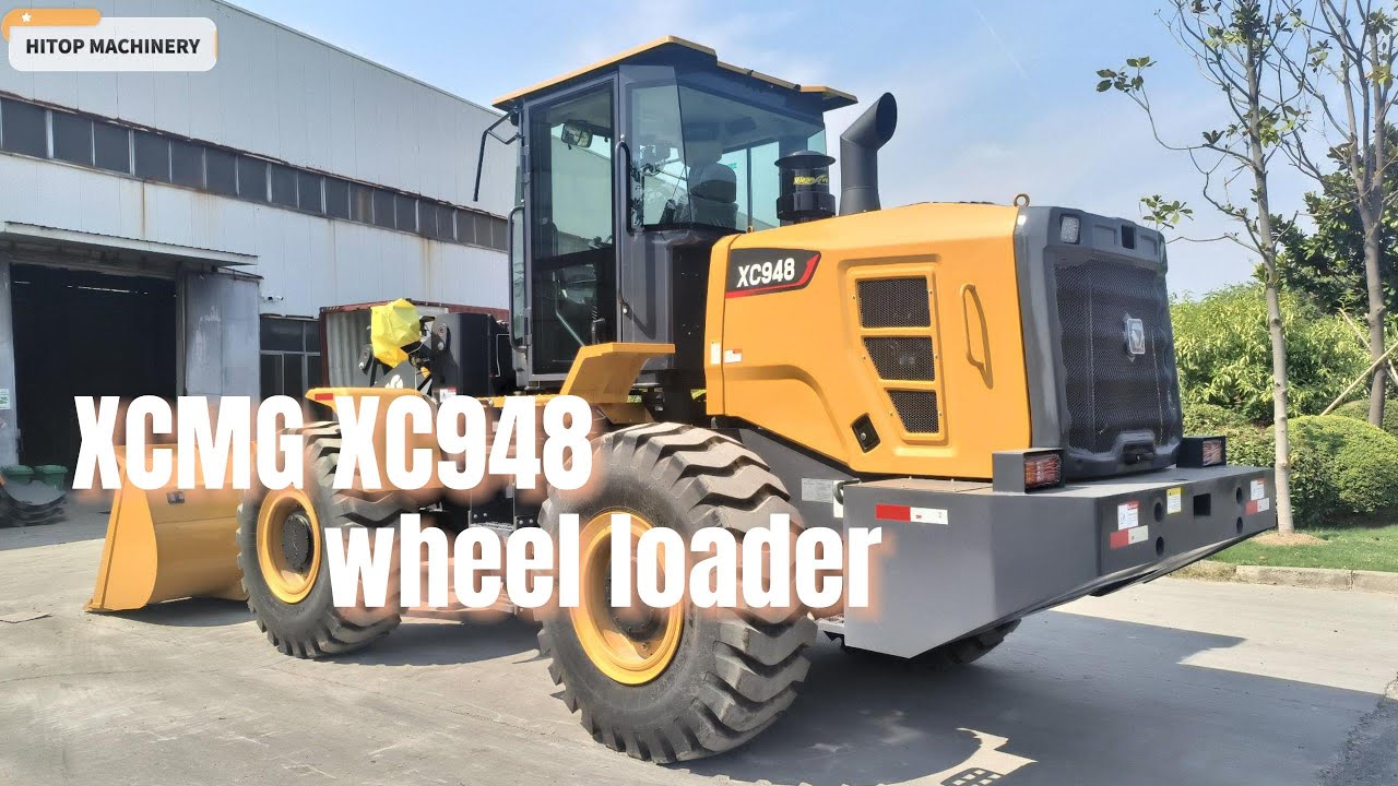 XCMG New Generation XC948 Wheel Loader with Cummins QSB6.7 Engine - YouTube