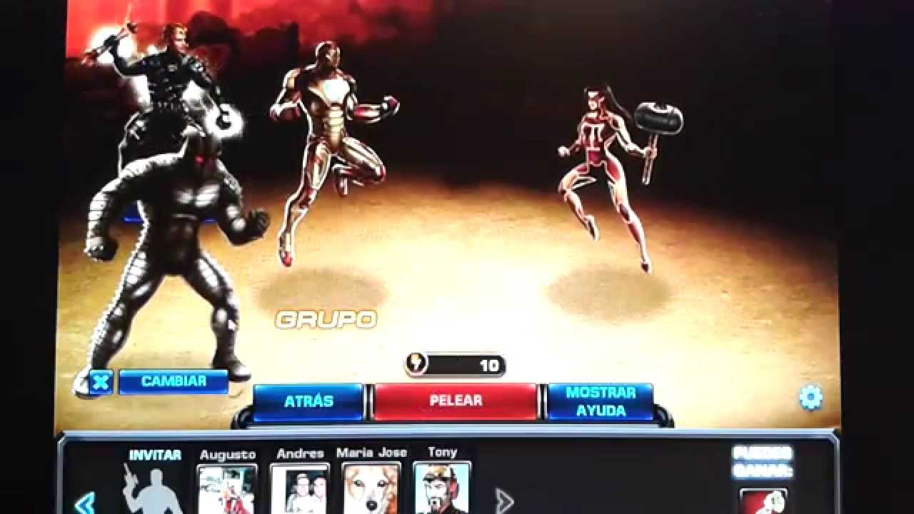 marvel avengers alliance destructor vs kuurth, breaker of stone(mujer ...