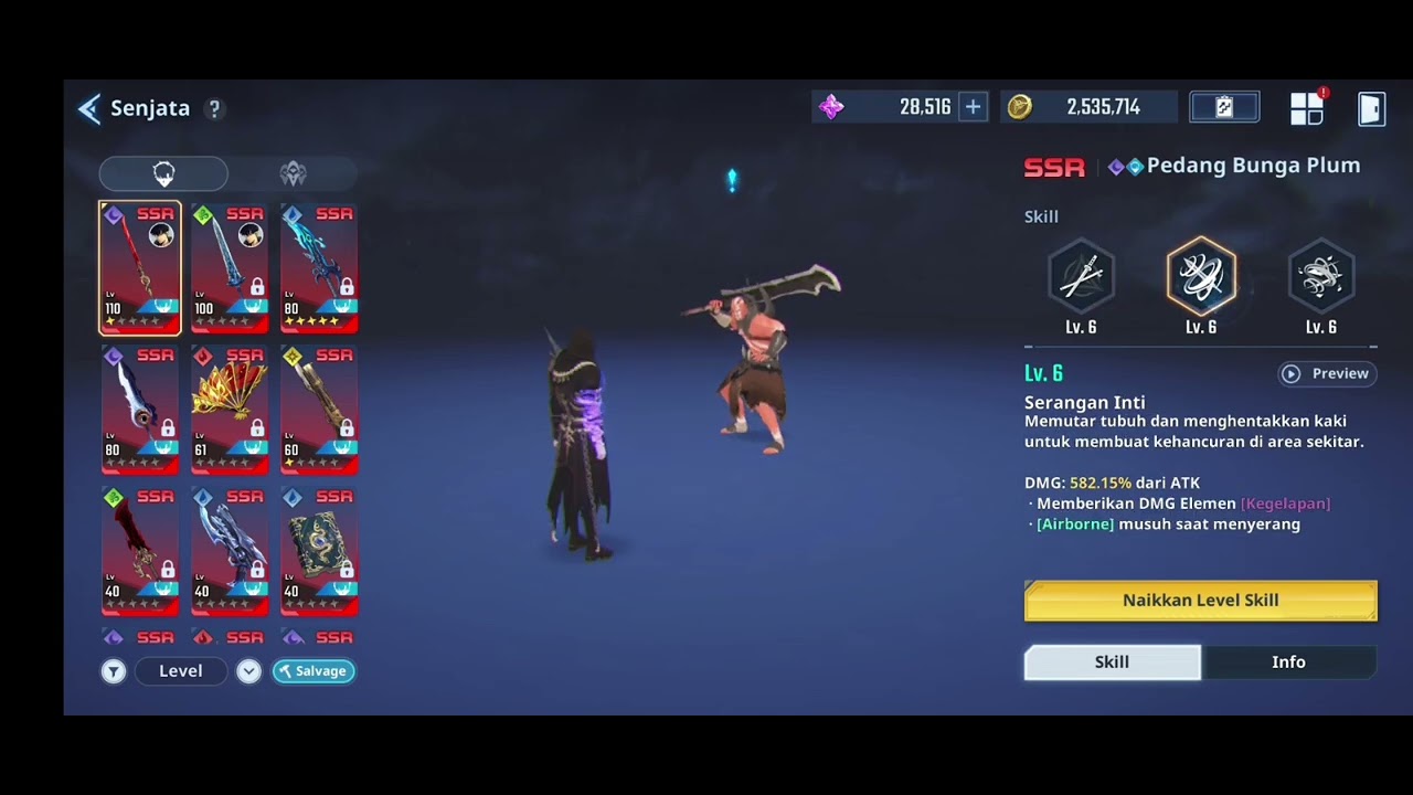 Review skill pedang bunga plum - YouTube