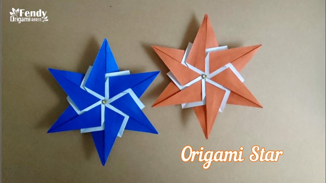 Origami 6-Point Star 折纸六角星 - YouTube