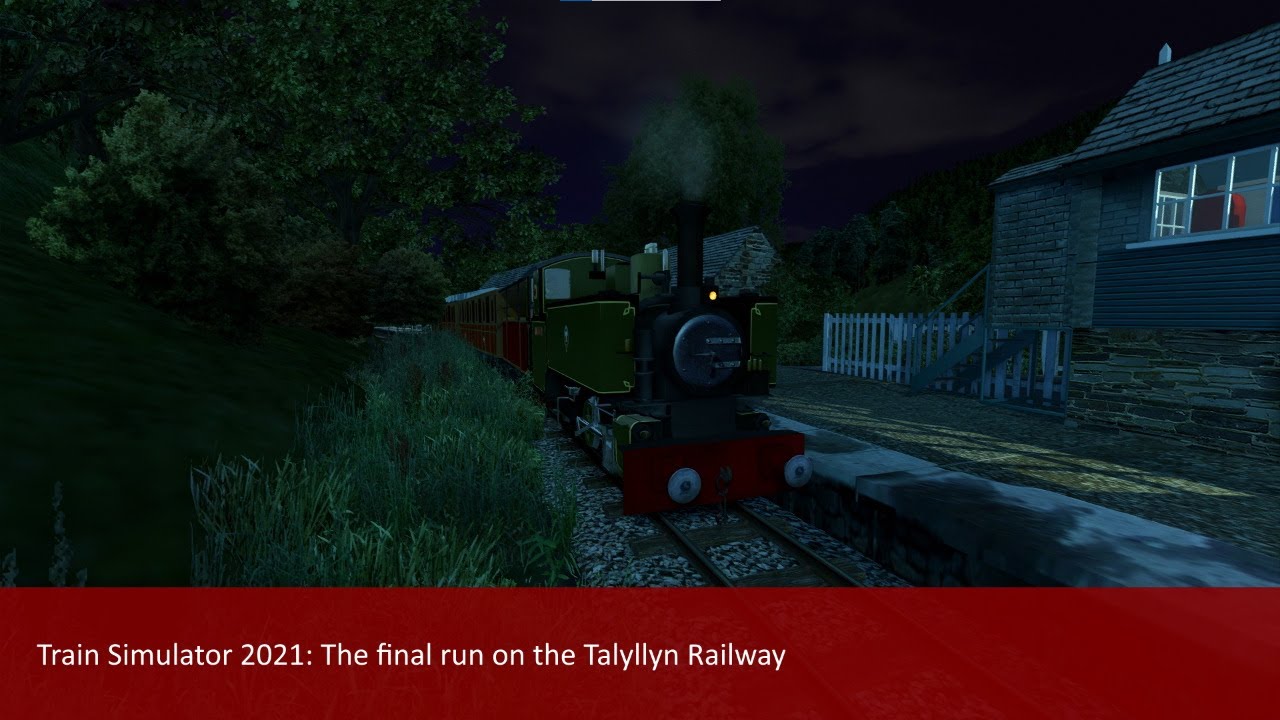 Train Simulator 2021: The final run on the Talyllyn Railway - YouTube