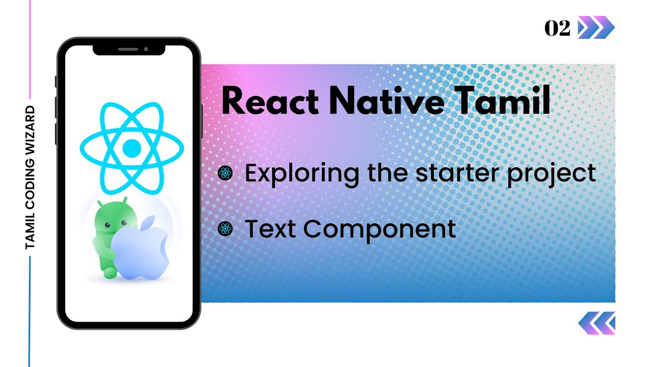 Explore React Native starter project | What is Text Component in React ...