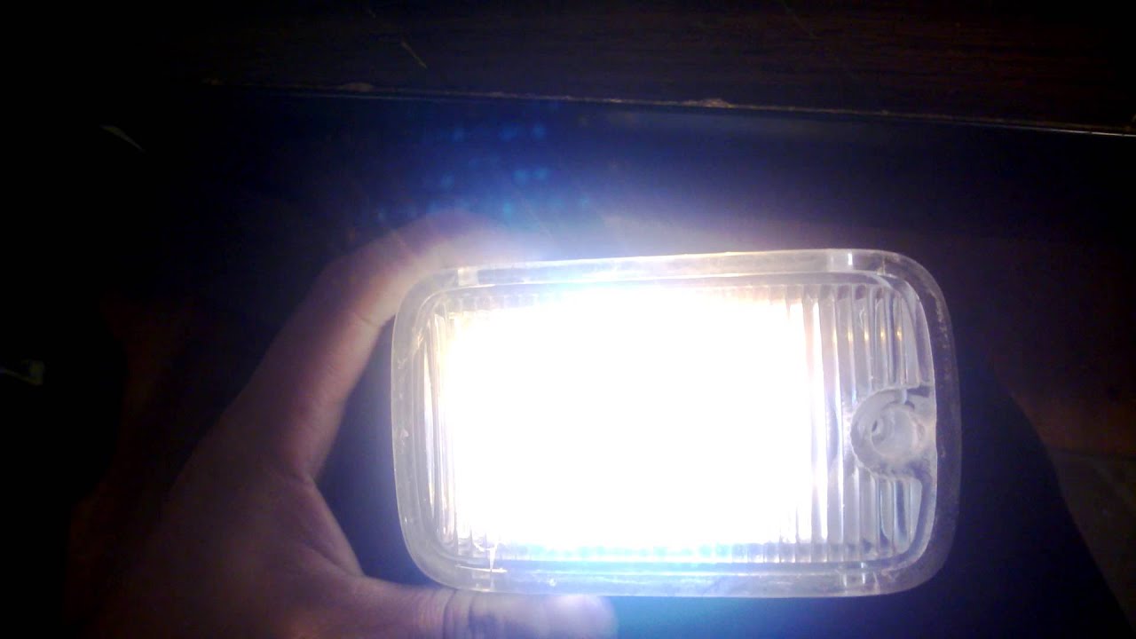 Nissan 180sx SOLO8 LED front turn signal/parking lights - YouTube