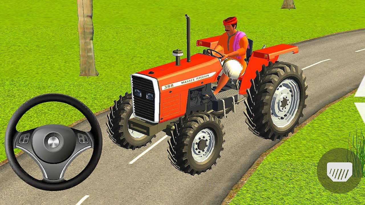 Indian Tractor Driving 3D | tractor driving in beautiful indian village | android tractor wala ...