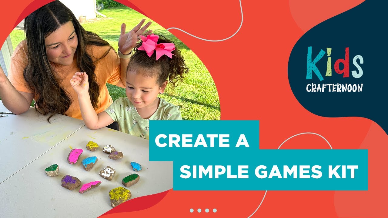 Kids Crafternoon: Create a Simple Games Kit - YouTube