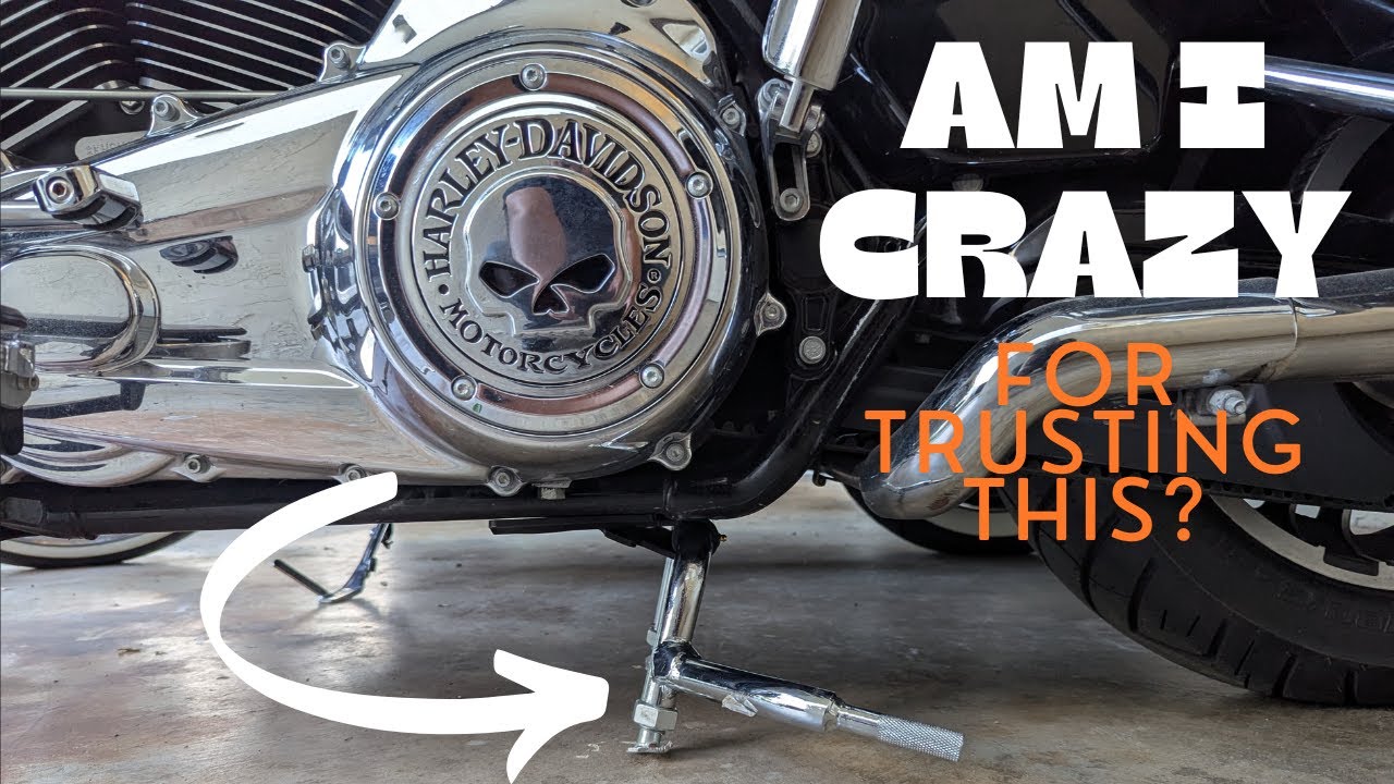 Ebay Center Stand for Harley Davidson - YouTube