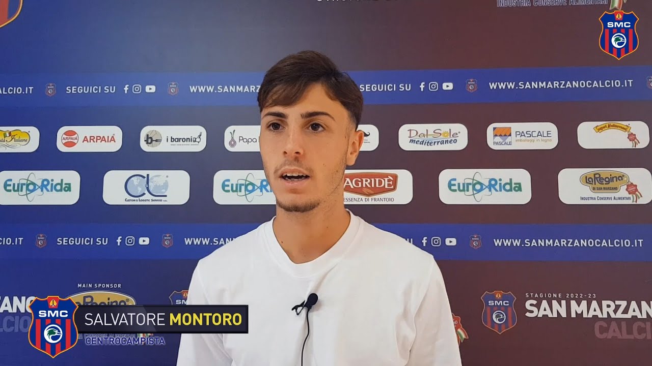 Salvatore Montoro (centrocampista): «Contento per il gol, ma ...