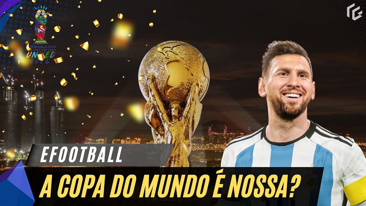 COPA DO MUNDO OFICIAL 2026 É COM A KONAMI E EFOOTBALL? - YouTube