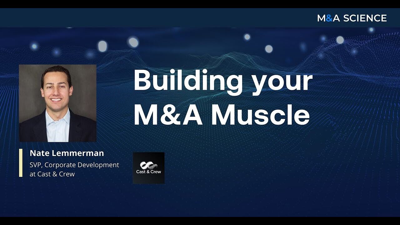 Building Your M&A Muscle | Nate Lemmerman w/ Kison Patel - YouTube