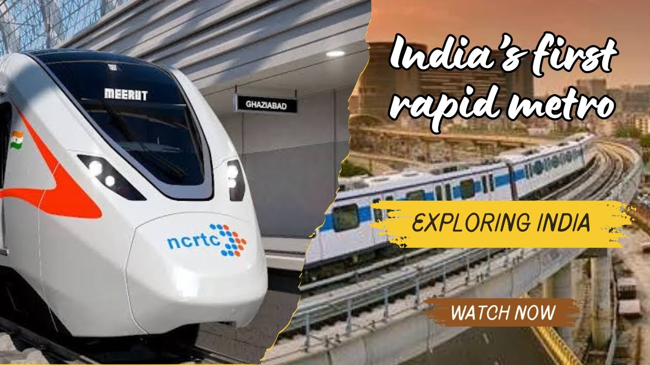 India’s first rapid metro 🚇 | first experience 😊 | (RRTC) delhi ...