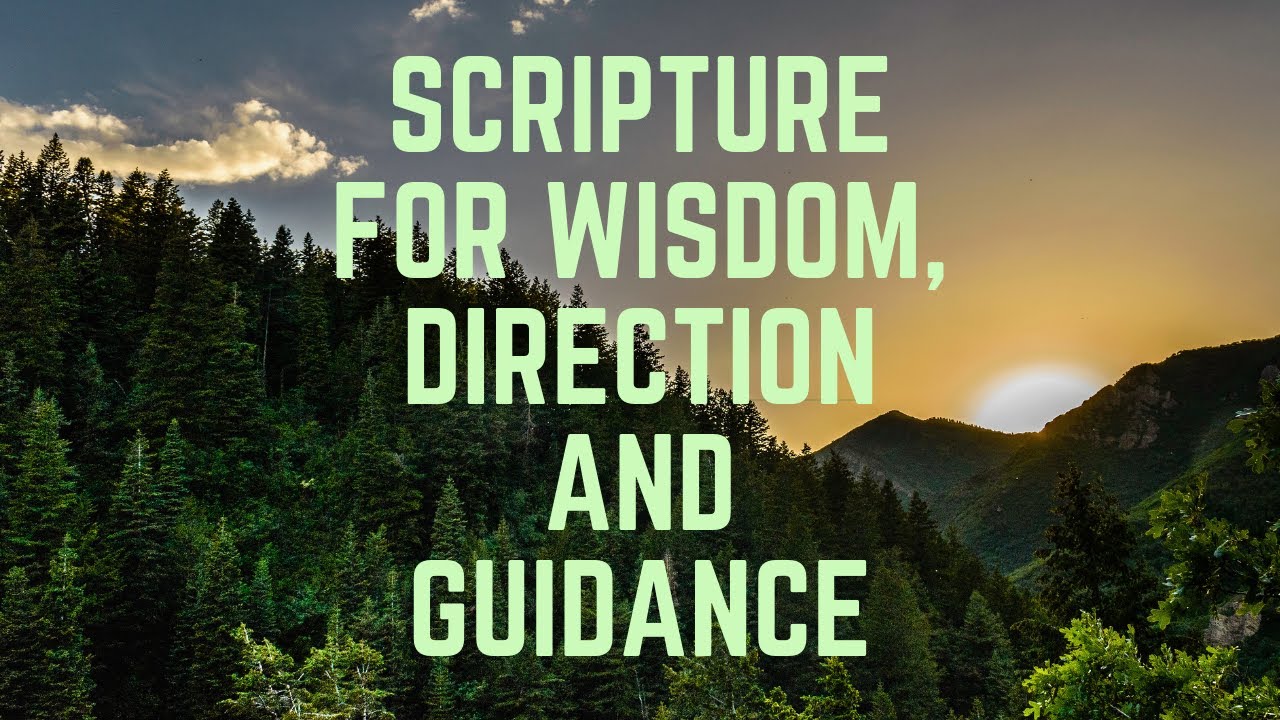 Scripture for Wisdom, Direction and Guidance - YouTube