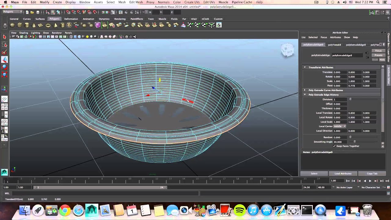 Maya Modeling Tutorial-how to model a sink - YouTube