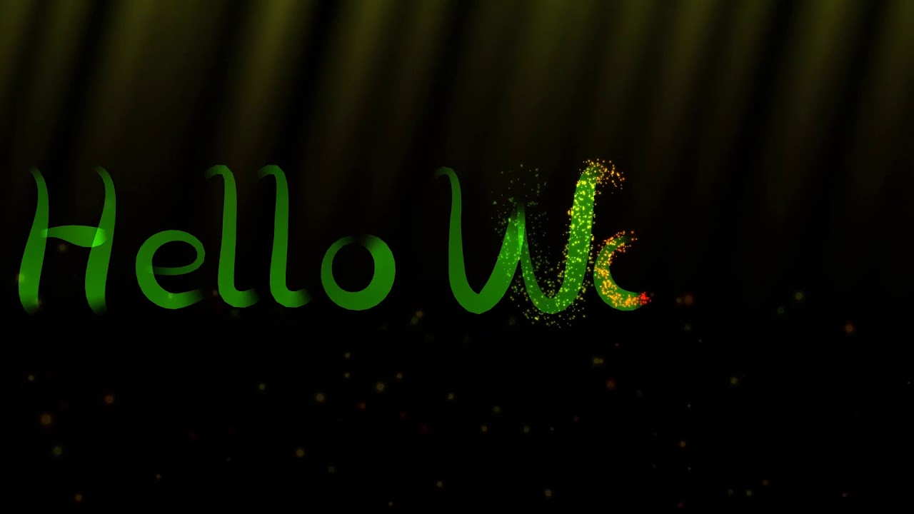 Hello World Spline Animation - YouTube