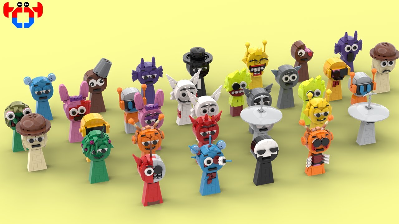 LEGO Sprunki Incredibox : Building Phase 1 easy building Every ...