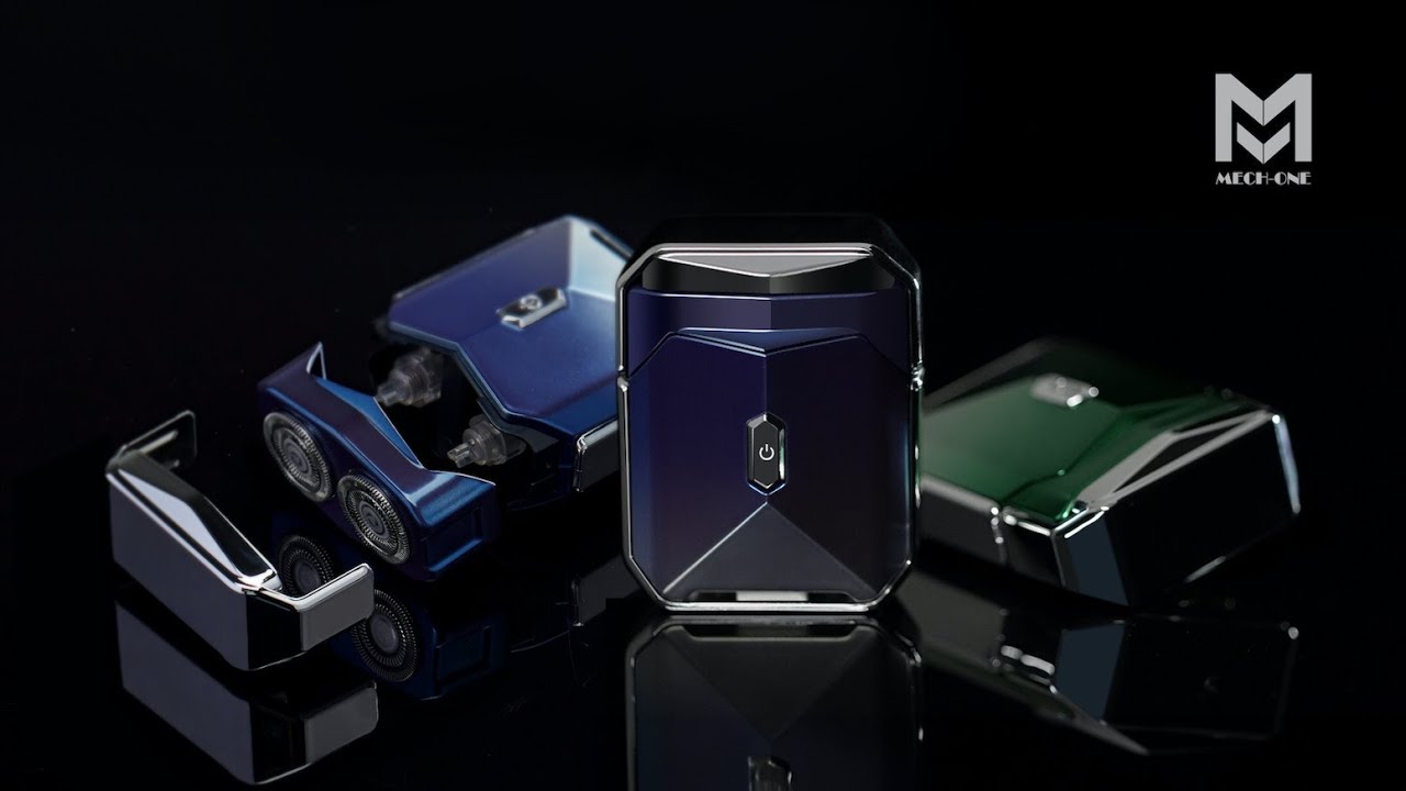 MECH ONE: Mecha Styled Travel Portable Mini Magnetic Razor - YouTube