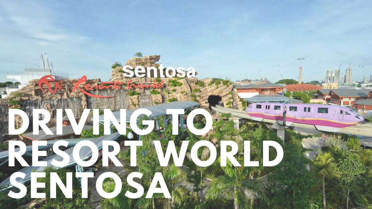 Driving To Resort World Sentosa - YouTube