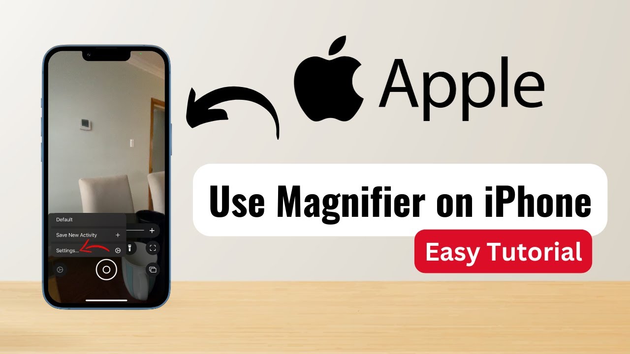 How to use Magnifier on iPhone - 2023 | Increase Zoom On iPhone - YouTube