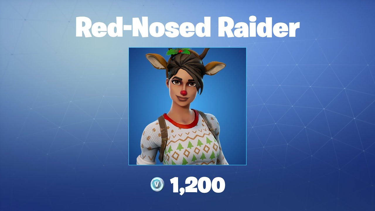 Red-Nosed Raider | Fortnite Outfit/Skin - YouTube