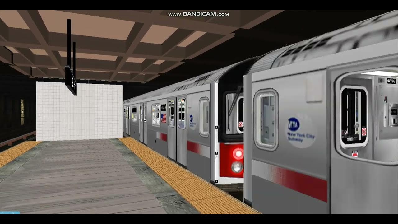 Openbve New R152 3 Train Departing at 155th Street - YouTube