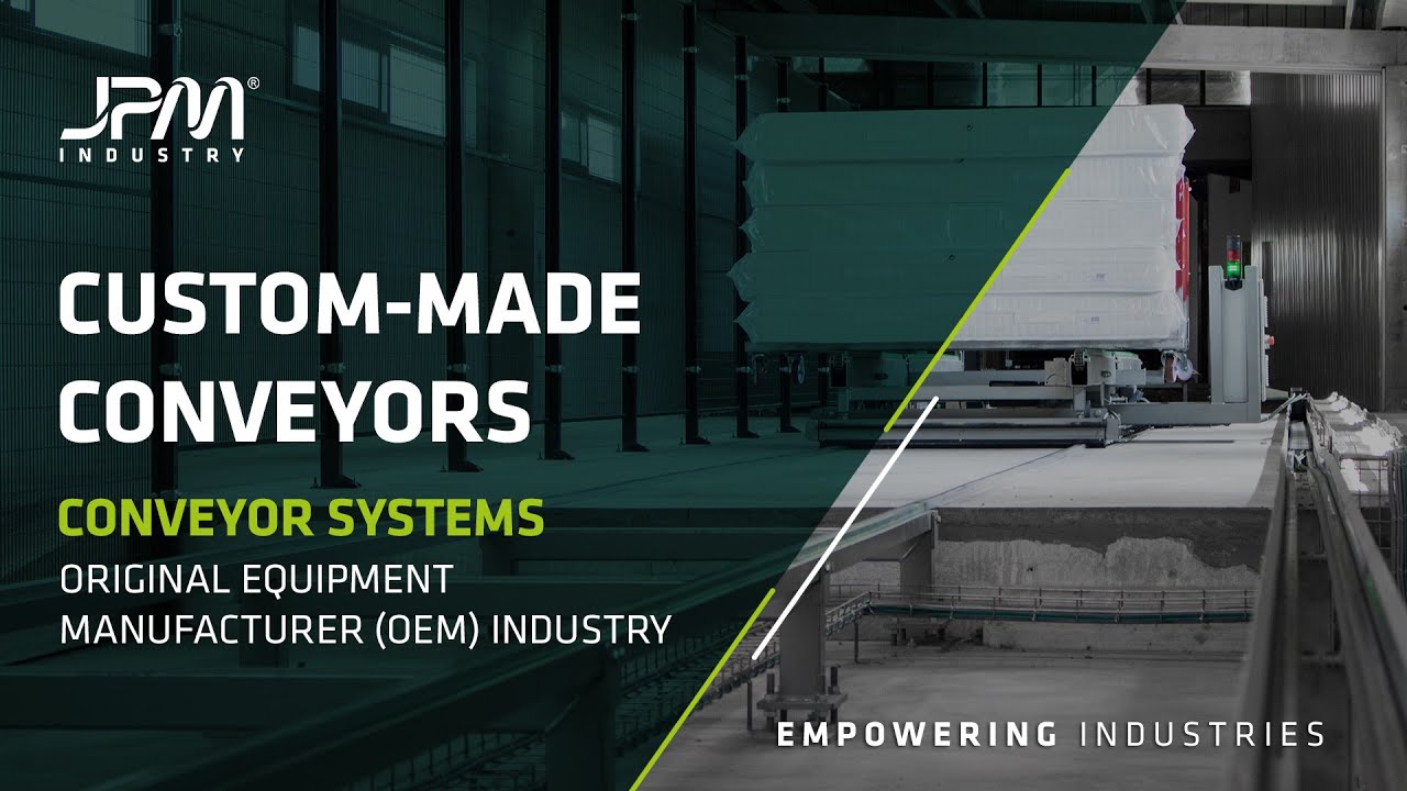 JPM Industry - Custom-Made Solution - Conveyor Systems - YouTube