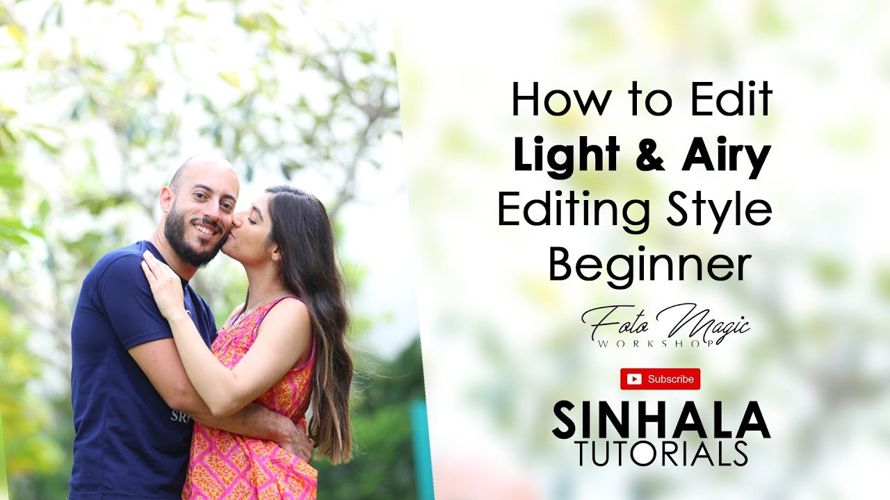 How to Edit Light & Airy Editing Style Photoshop Shinhla Tutorials for ...