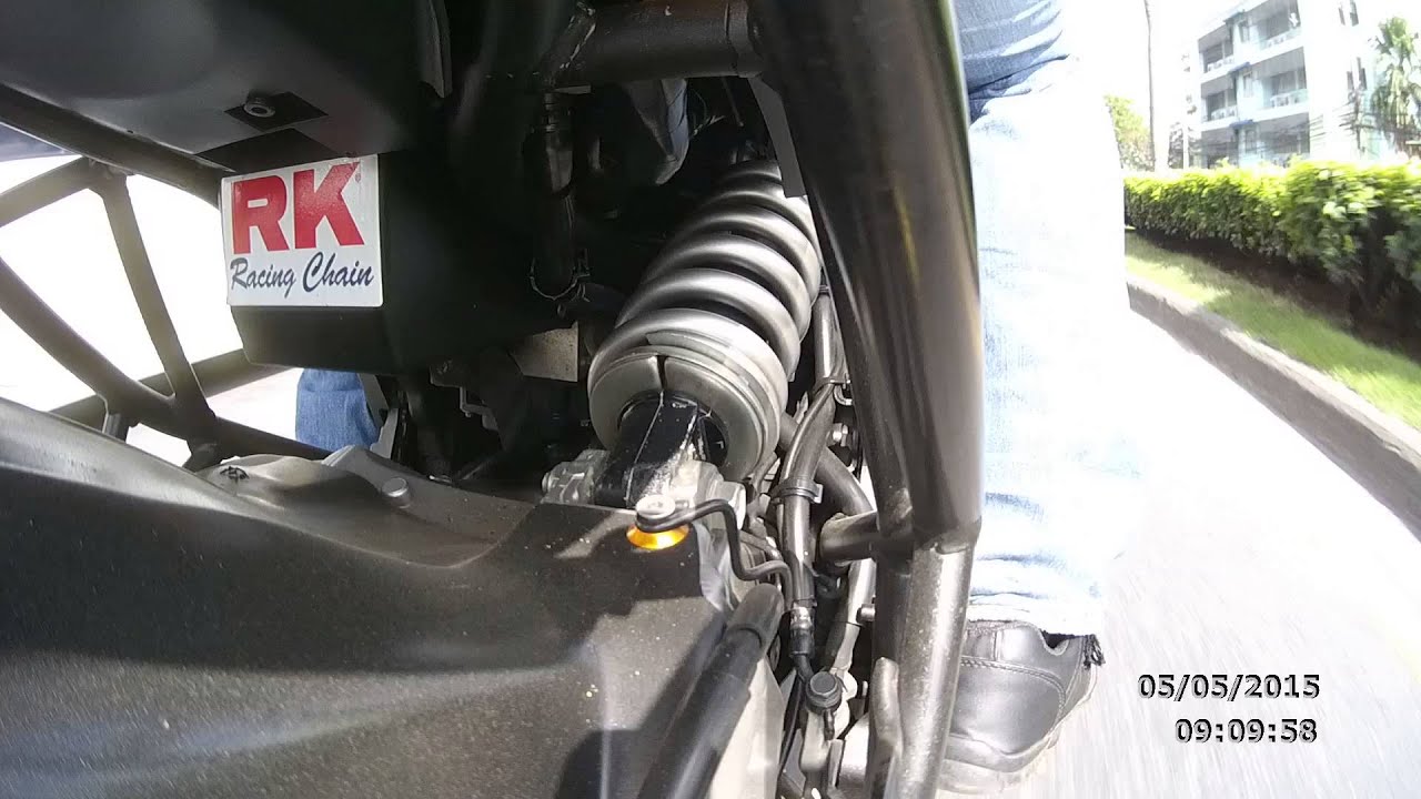 Standard Rear Shock [Versys 2012] - YouTube