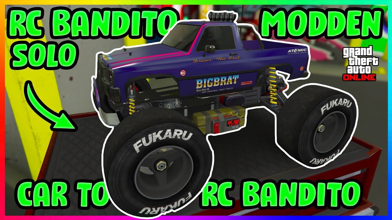 😍*SOLO* RC BANDITO MODDEN | CAR TO RC BANDITO MERGE GLITCH😍 | GTA 5 ...