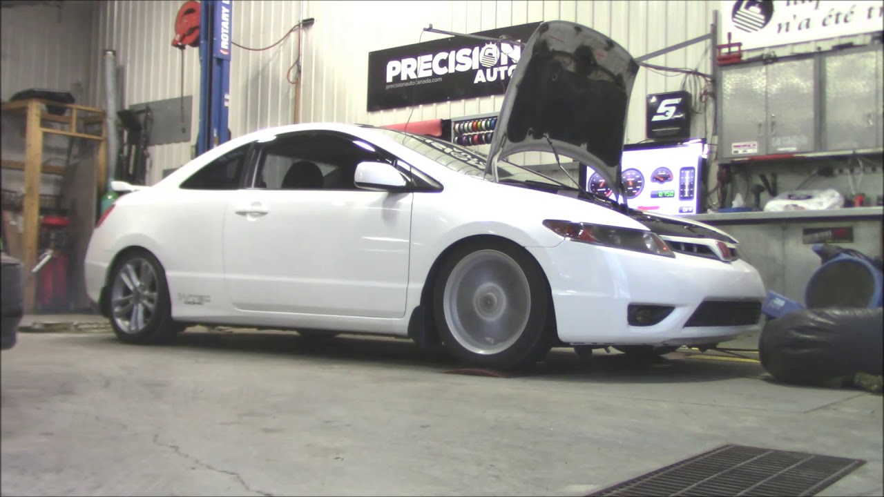 Precision Auto Canada Civic SI FG2 K20z3 turbo PRL Motorsports - YouTube