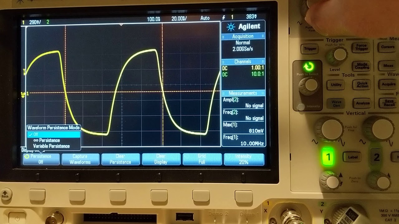 Check Siglent SDG2042X 10 MHz reference clock Jitter - YouTube