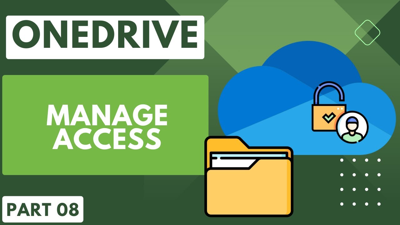 OneDrive | Manage Access | Part 08 - YouTube