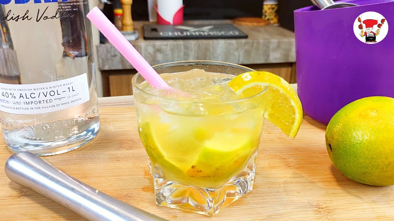Como Fazer Caipirinha de Vodka e Laranja Perfeita - YouTube