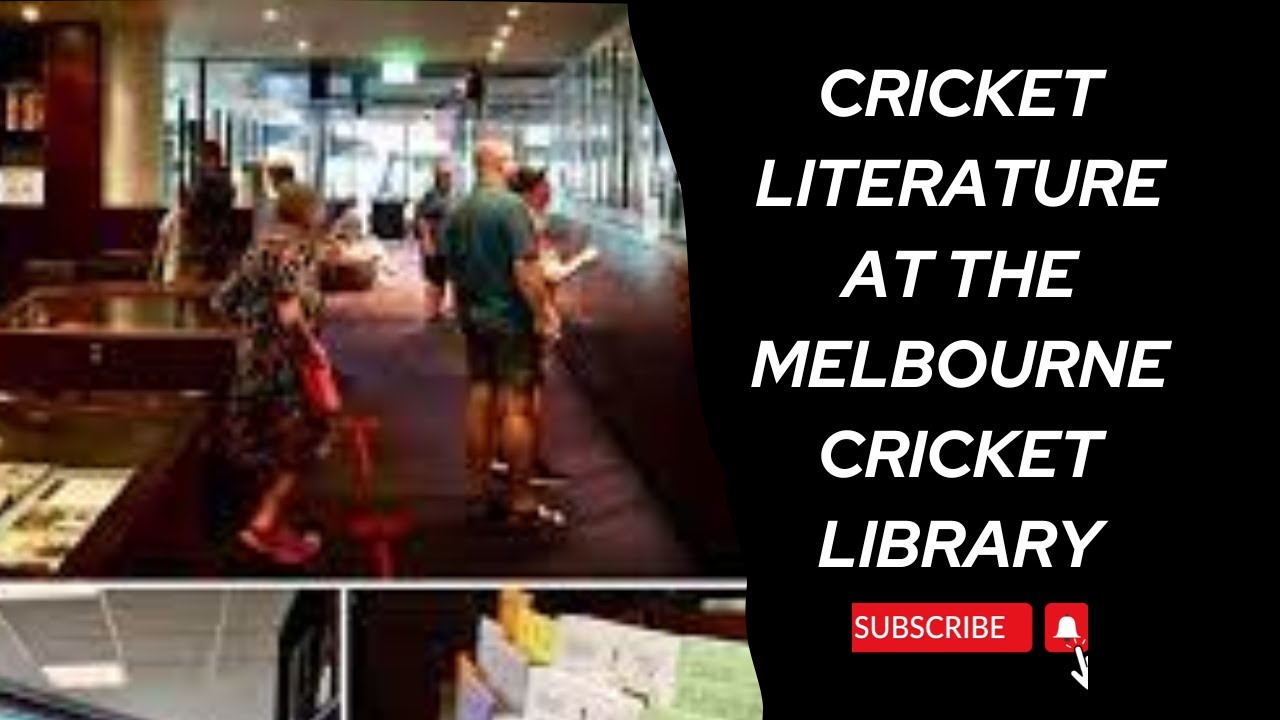 A precious collection of cricket literature at The Melbourne Cricket ...