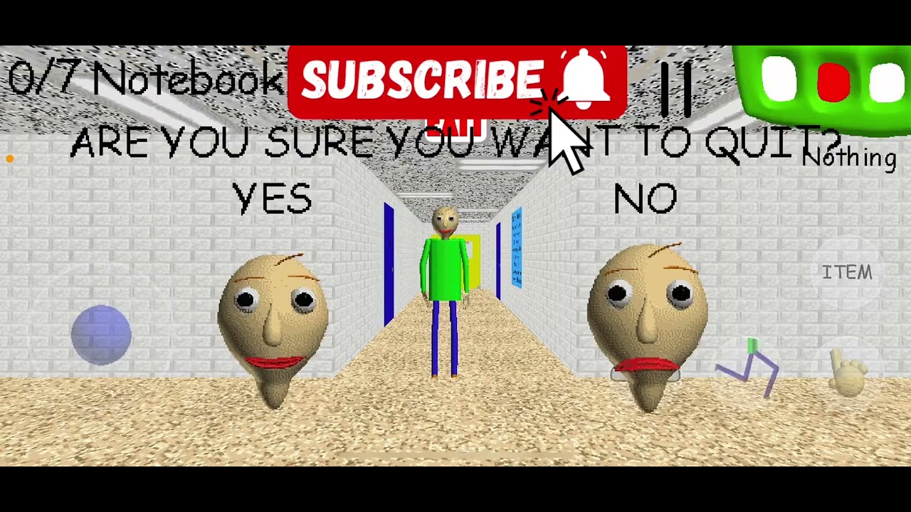 Trying to beat Baldi - YouTube