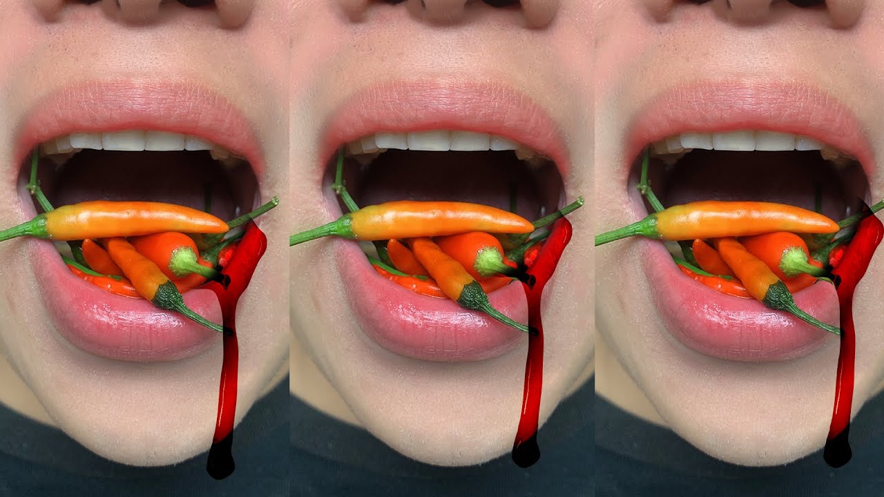 Asmr Garden food eating sounds - YouTube