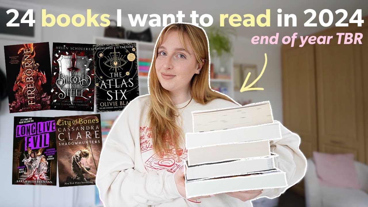 24 books I want to read in 2024 📚 End of year TBR - YouTube