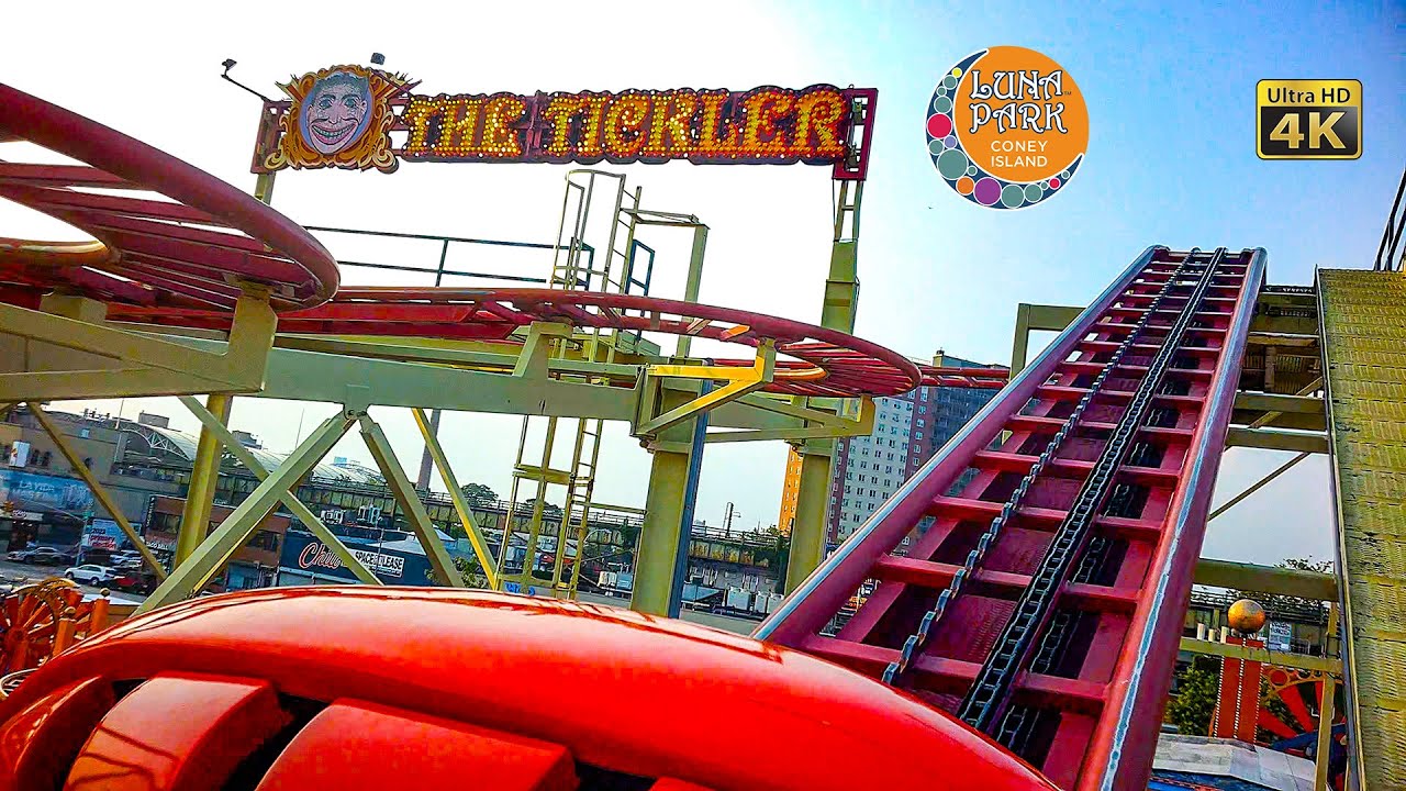 2023 The Tickler Roller Coaster On Ride 4K POV Luna Park Coney Island - YouTube