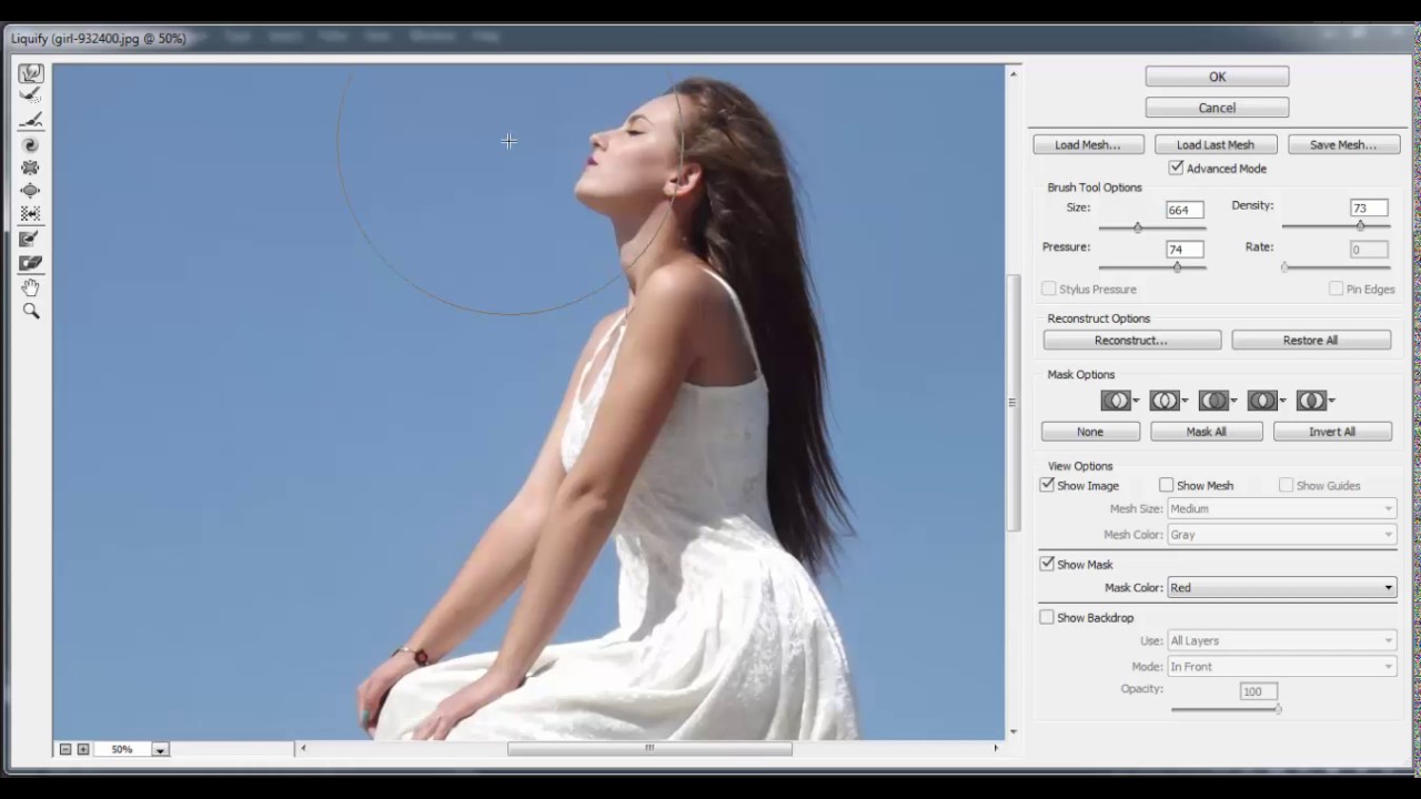 Photoshop 2018 How to use liquify tool Tutorial 2017 Photoshop - YouTube
