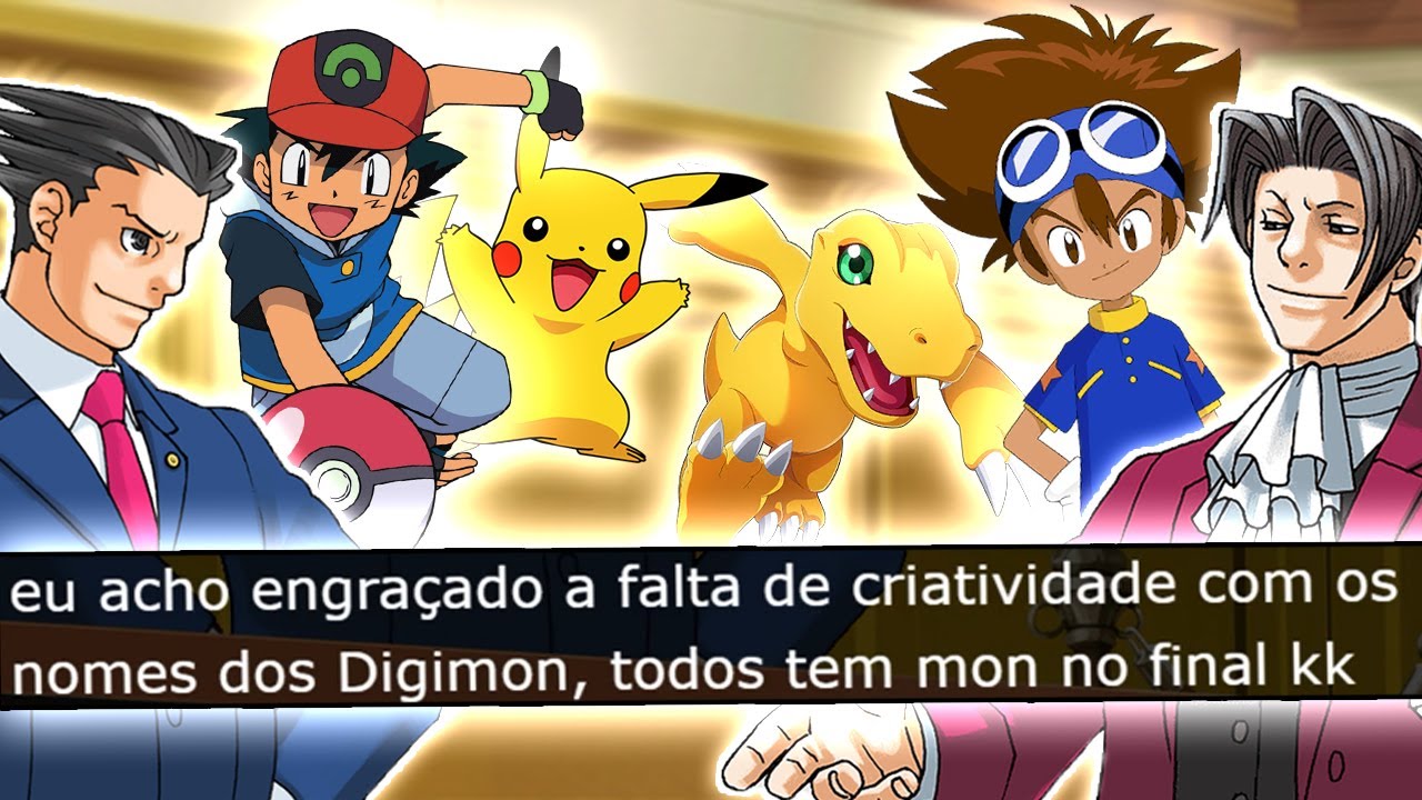 Pokémon vs Digimon, qual é melhor?? ( objection lol ) - YouTube