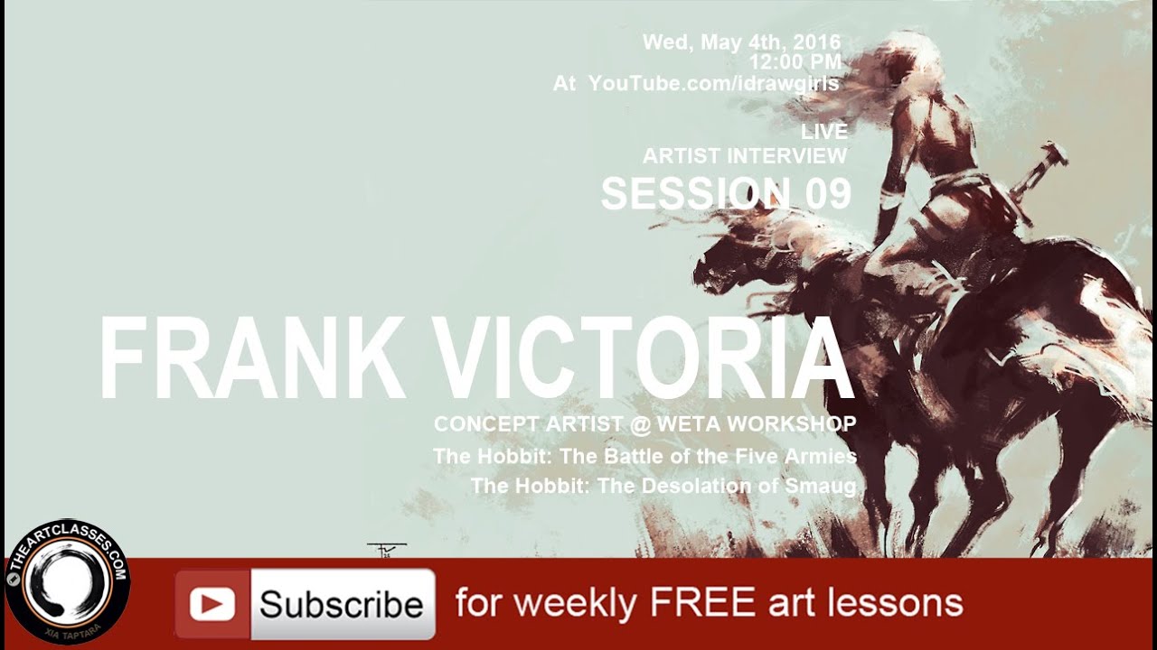 Artist Interview Session 09: Frank Victoria - Concept Artist for The ...