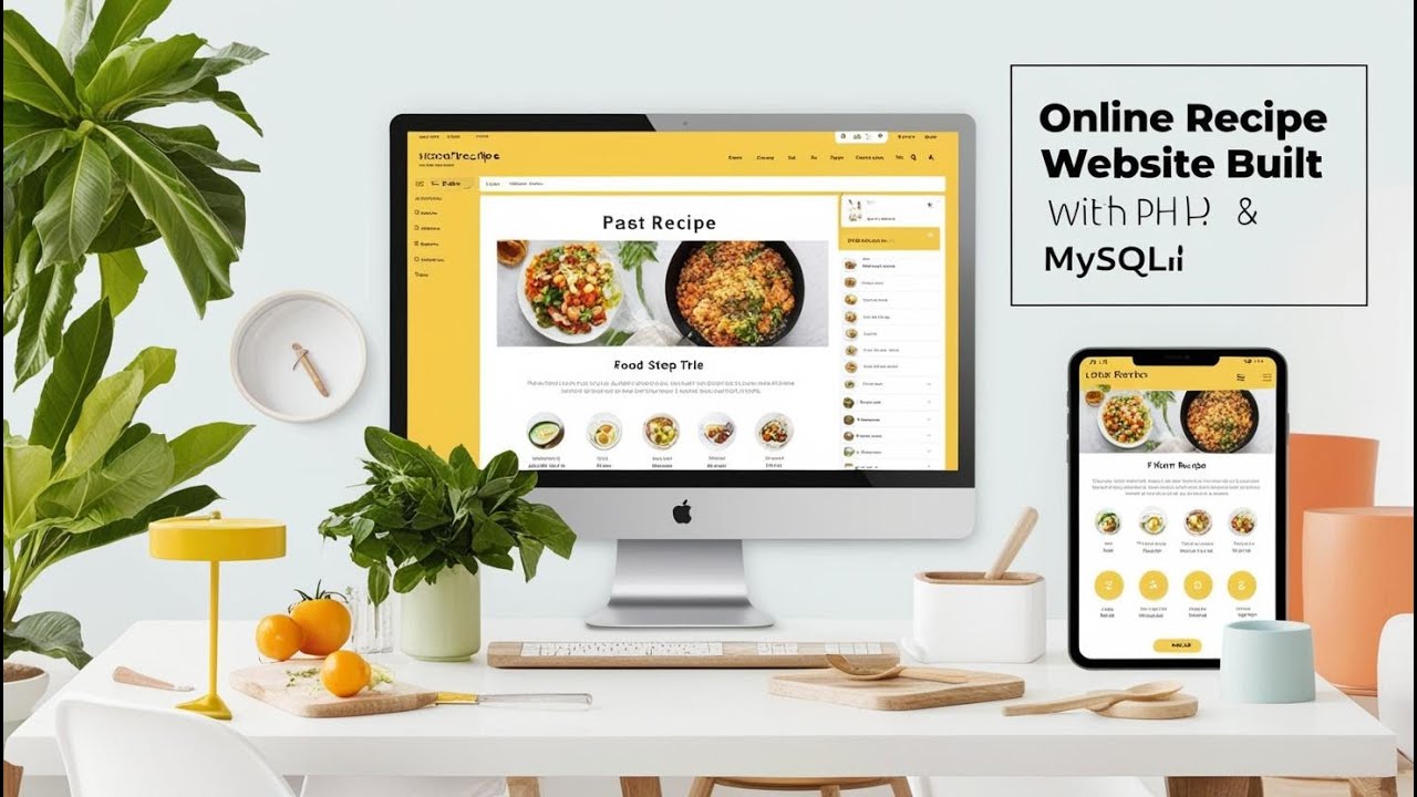 PHP Recipe Application Tutorial – Build an Online Recipe Website - YouTube