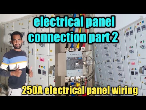 how to wire an electrical panel \\ 250A electrical panel connection ...