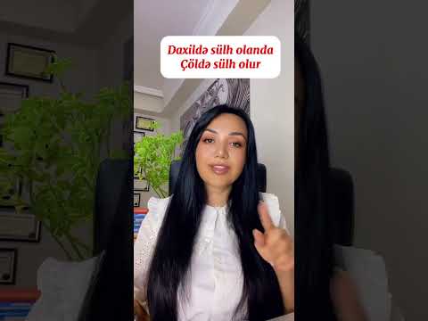 Daxildə sülh olanda çöldə sülh olur 