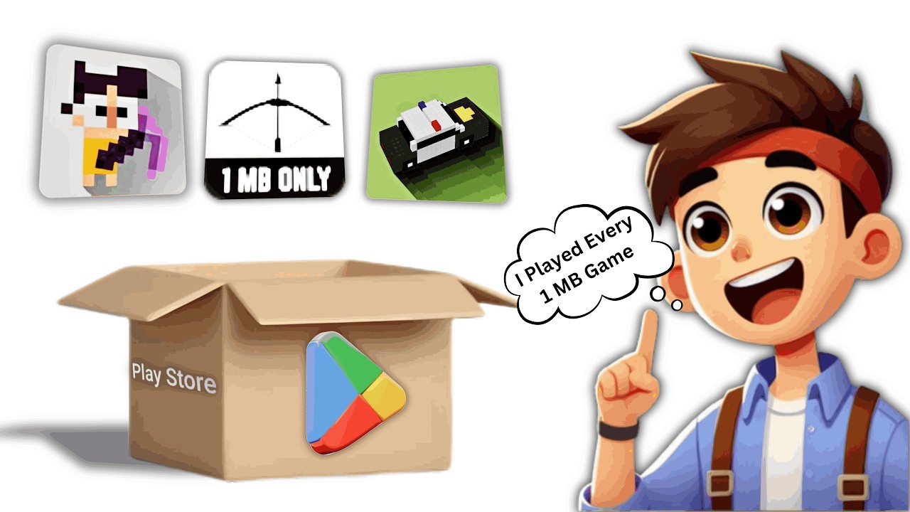 I PLAYED EVERY 1MB GAME ON PLAY STORE . - YouTube