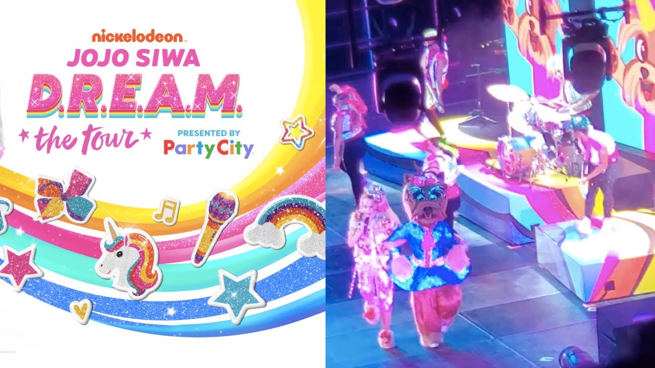 I had fun at JoJo Siwa's DREAM Concert with Bow Bow, Unicorns, and lots ...