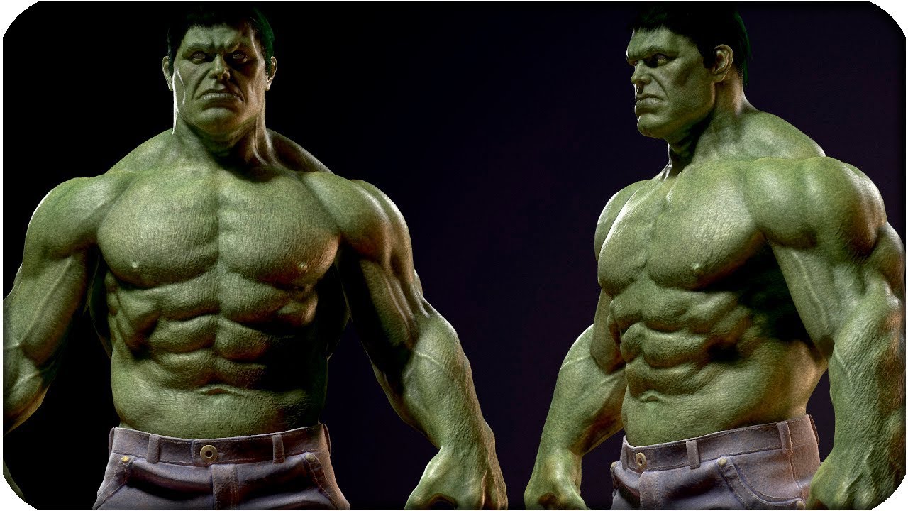 Hulk - Zbrush Sculpt Timelapse - Sergio Hualde - YouTube