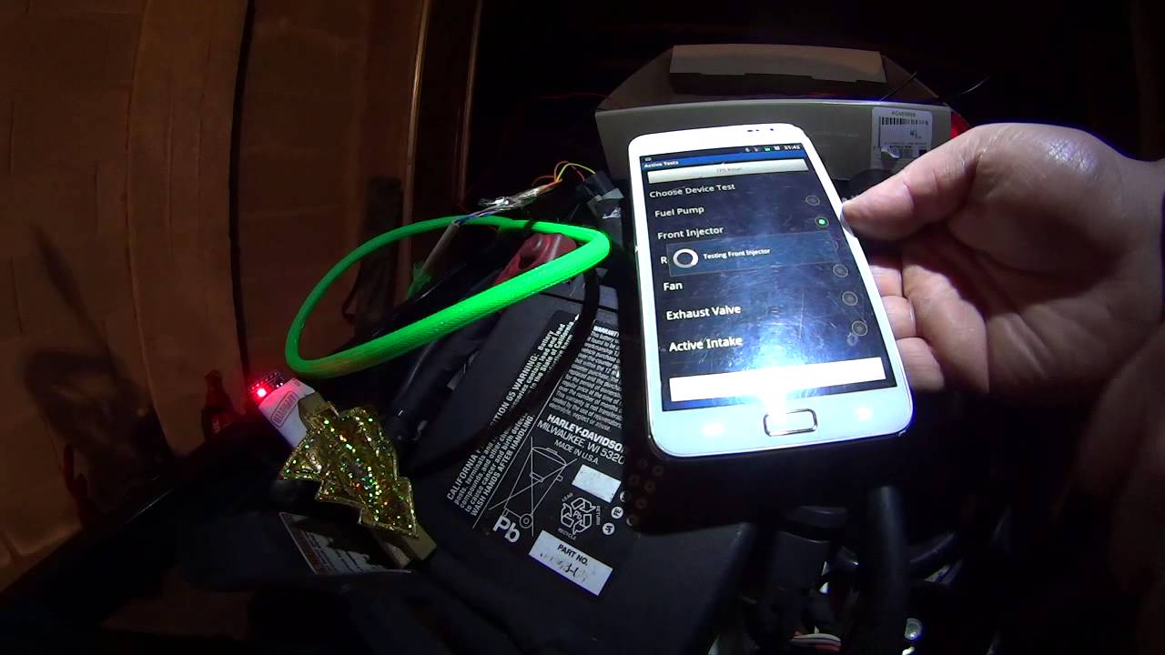 Buell EcmDroid with bluetooth module serial ttl - YouTube