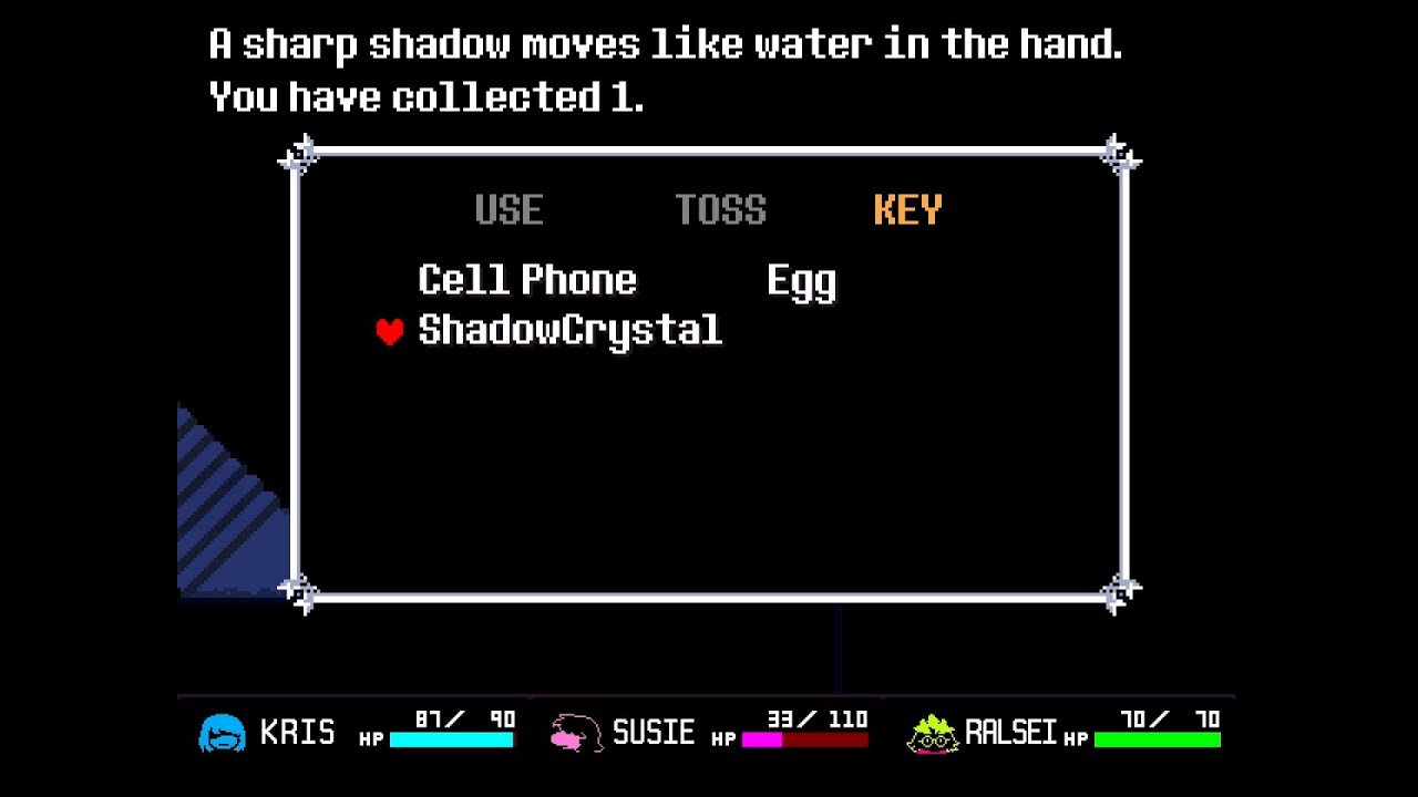 DELTARUNE Chapter 1 – Jevil's Shadow Crystal (Pacifist) - YouTube