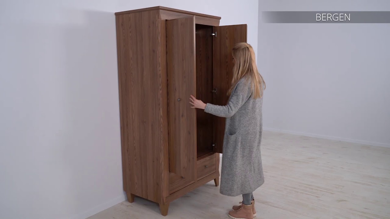 Гербор (Gerbor) Шкаф Граф Bergen SZF2D1S - YouTube
