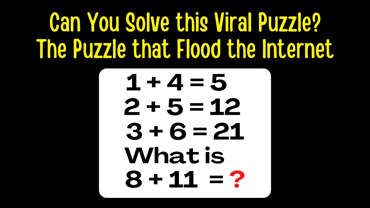Can You Solve This Viral Puzzle? - YouTube